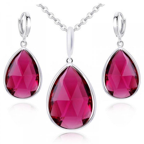 set juliet ruby | Jewelries Crystalline Azuria