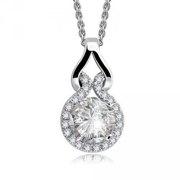 necklace simona crystal | Jewelries Crystalline Azuria